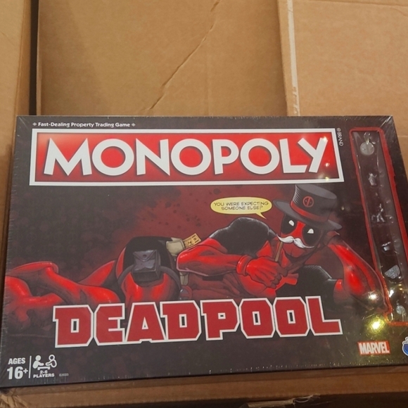 Marvel | Other | New Sealed Marvel Deadpool Monopoly Hasbro Gaming ...
